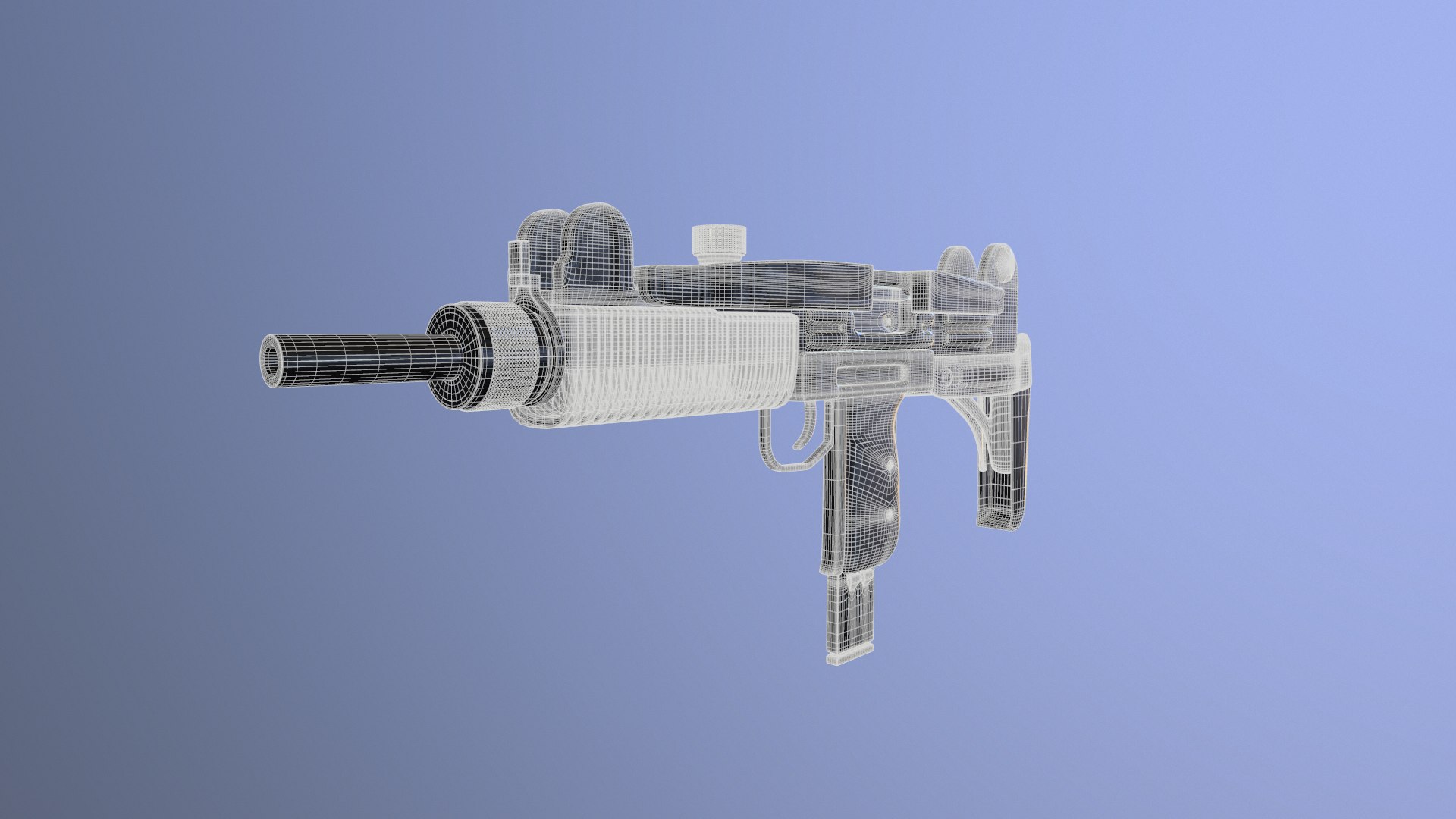 3D Uzi Weapon Model - TurboSquid 1686080