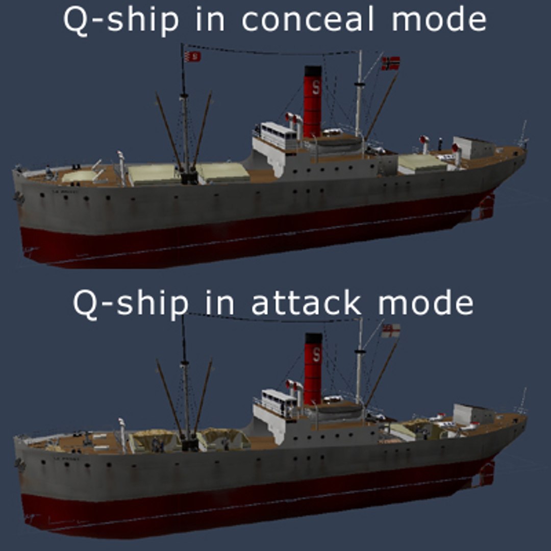 Ww1 Q-ship Ship Obj