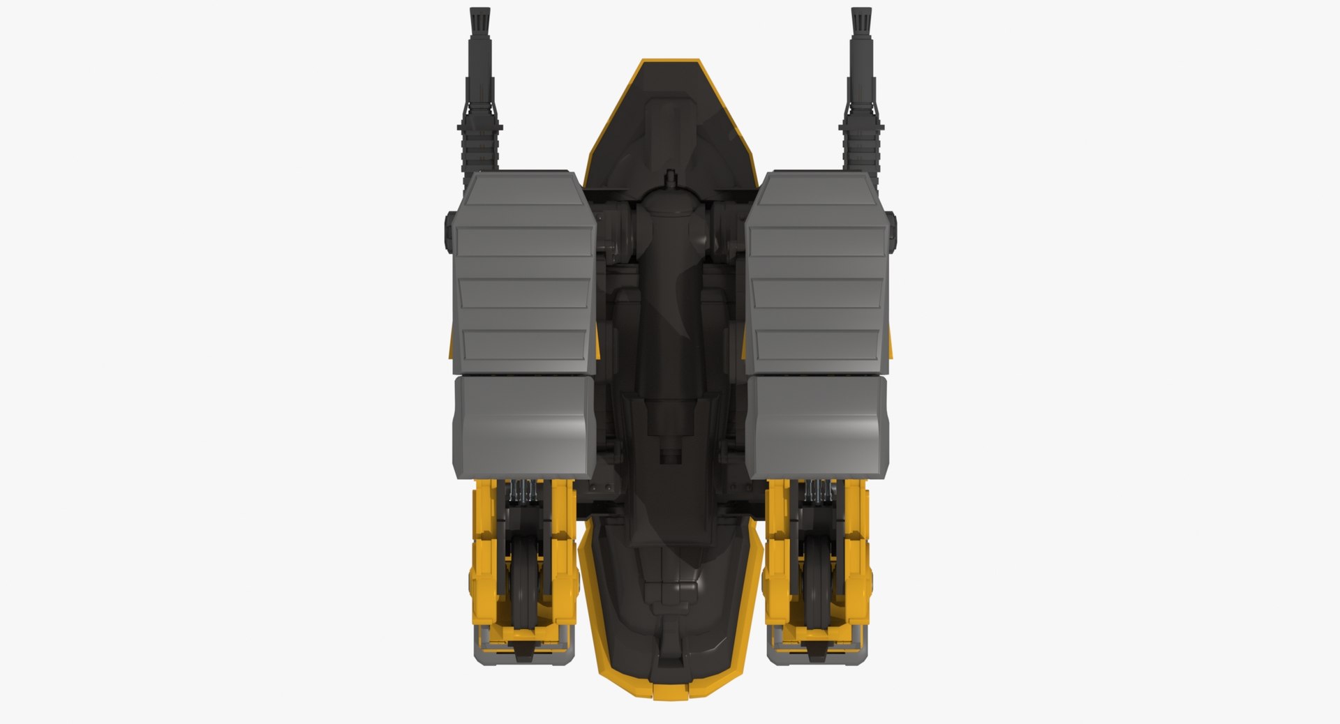 Walker Futuristic Armor 3d Model