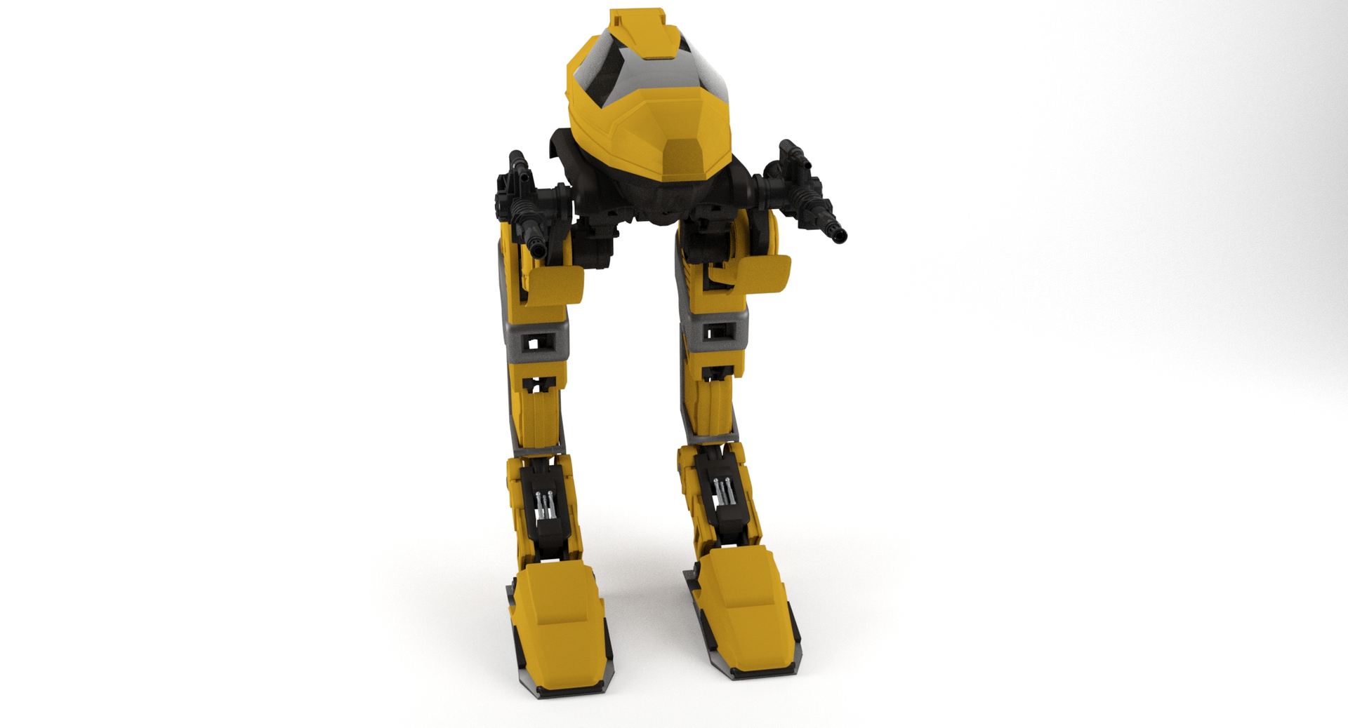 Walker Futuristic Armor 3d Model