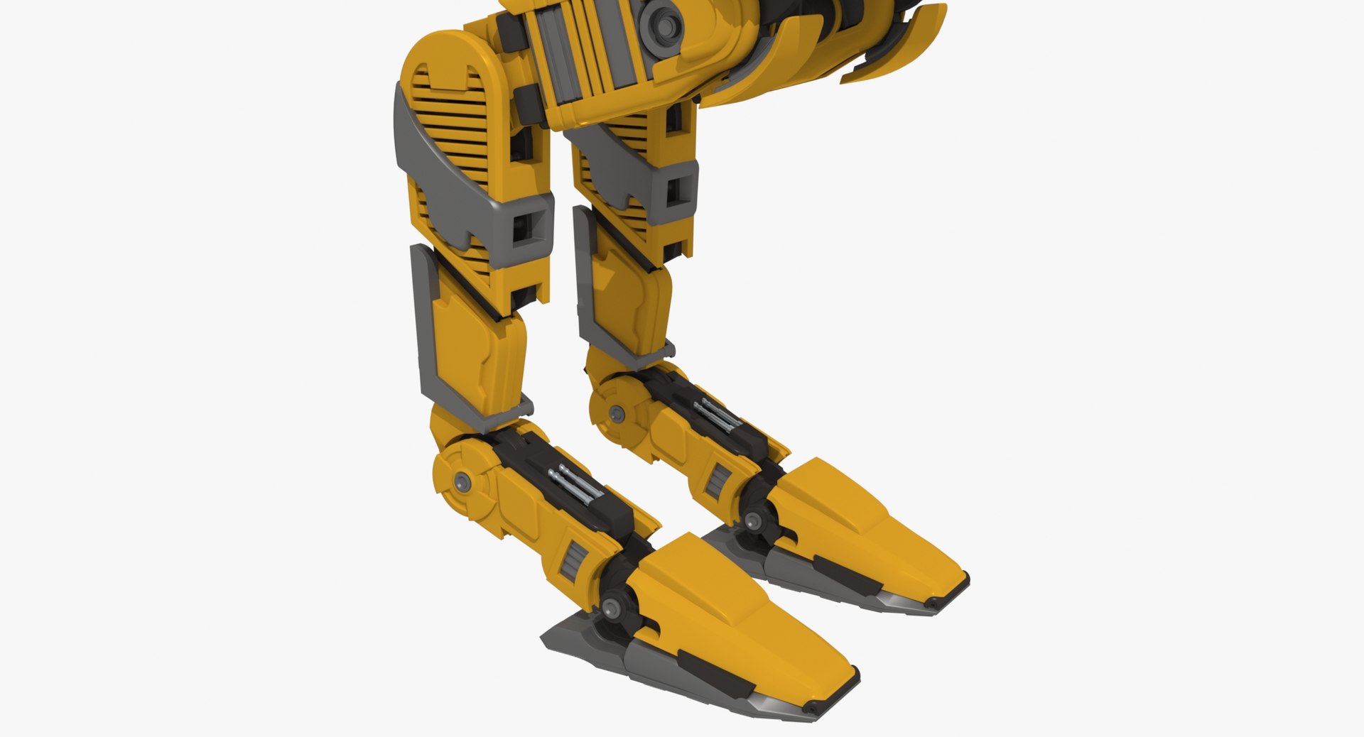 Walker Futuristic Armor 3d Model