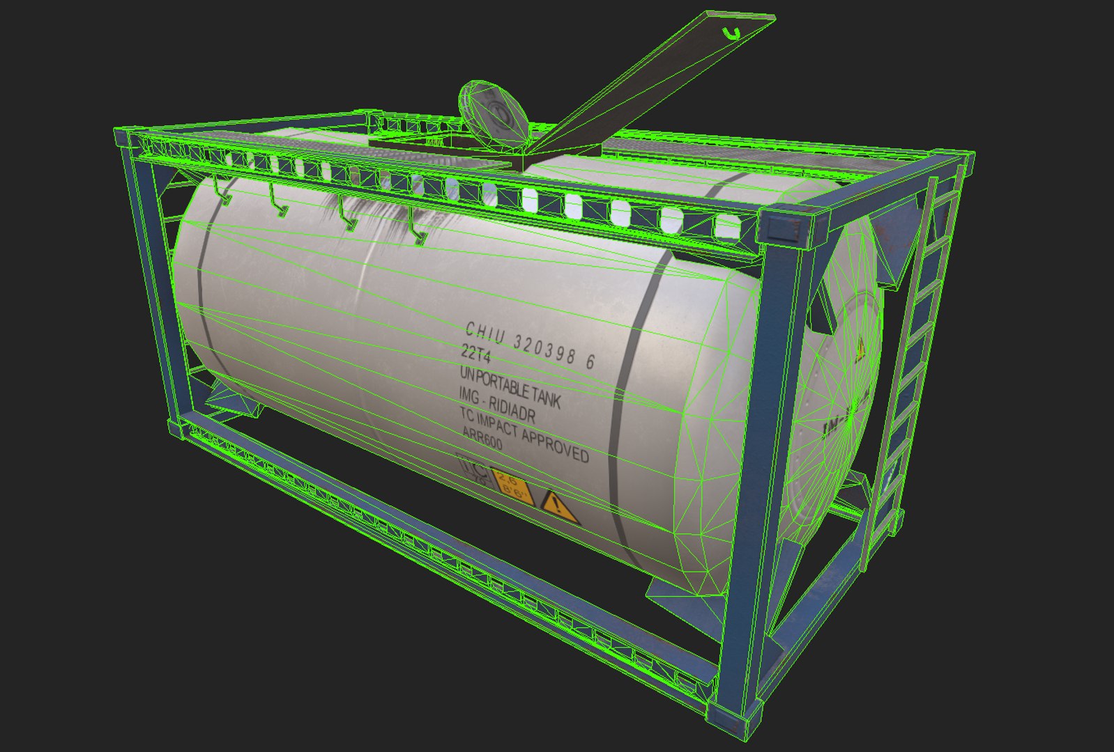 3D liquid tank model - TurboSquid 1394755