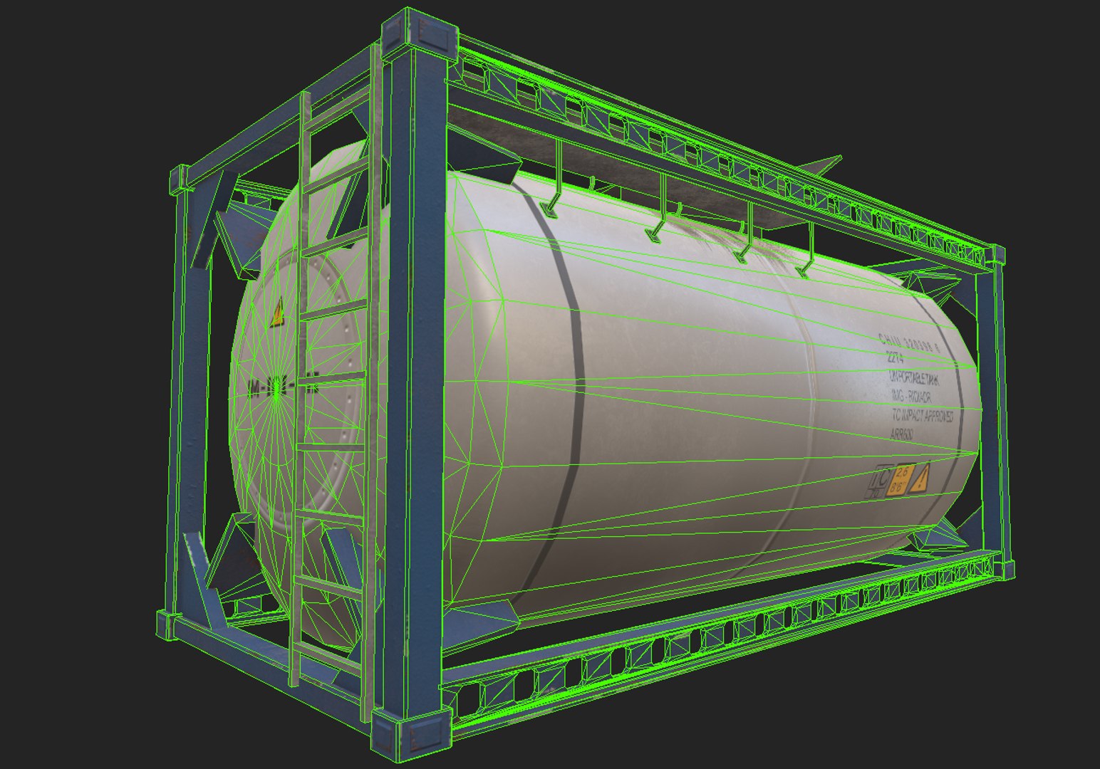 3D liquid tank model - TurboSquid 1394755