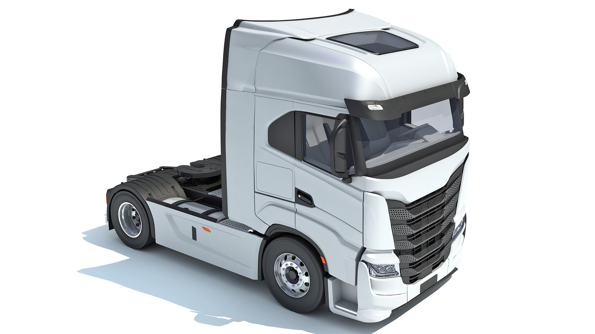 3D Generic Semi Truck - TurboSquid 2146684