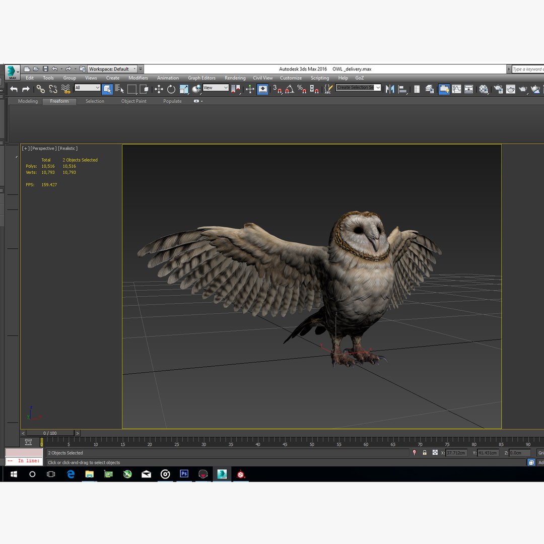 Barn Owl 3D - TurboSquid 1301748