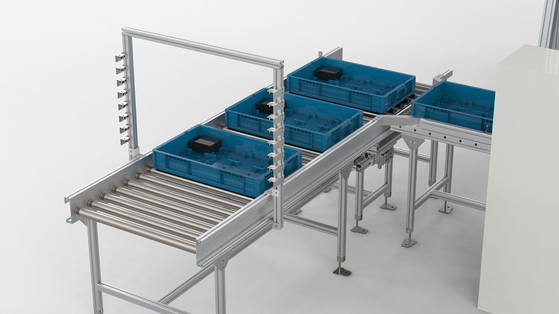 3D Automatic Plastic Case Stacker Machine Model - TurboSquid 1960127