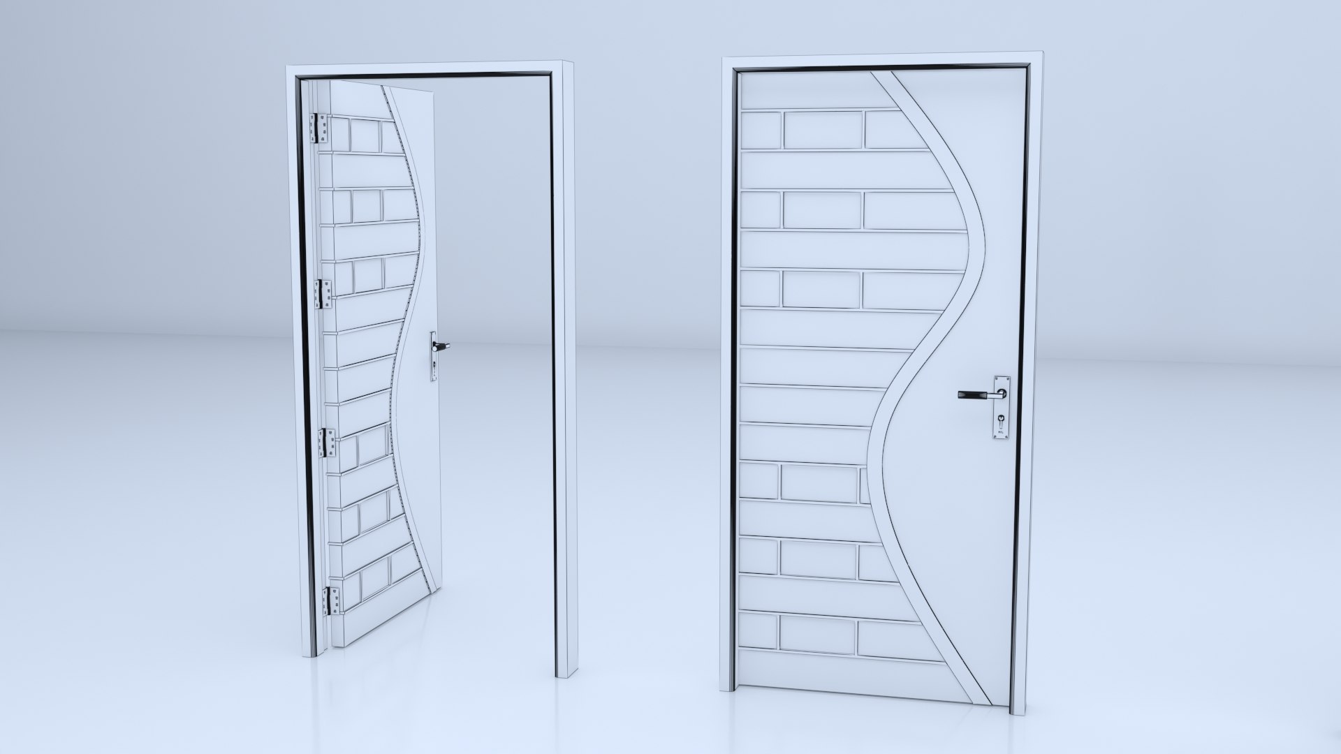 3D Door Design 52 - TurboSquid 1805848