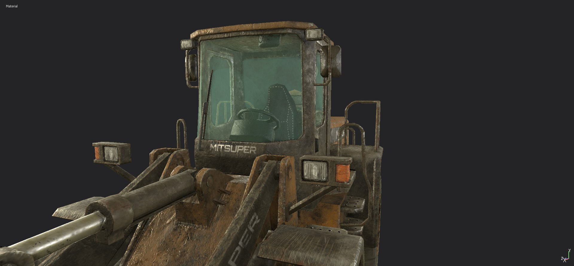 Old Loader 3D Model - TurboSquid 1263662