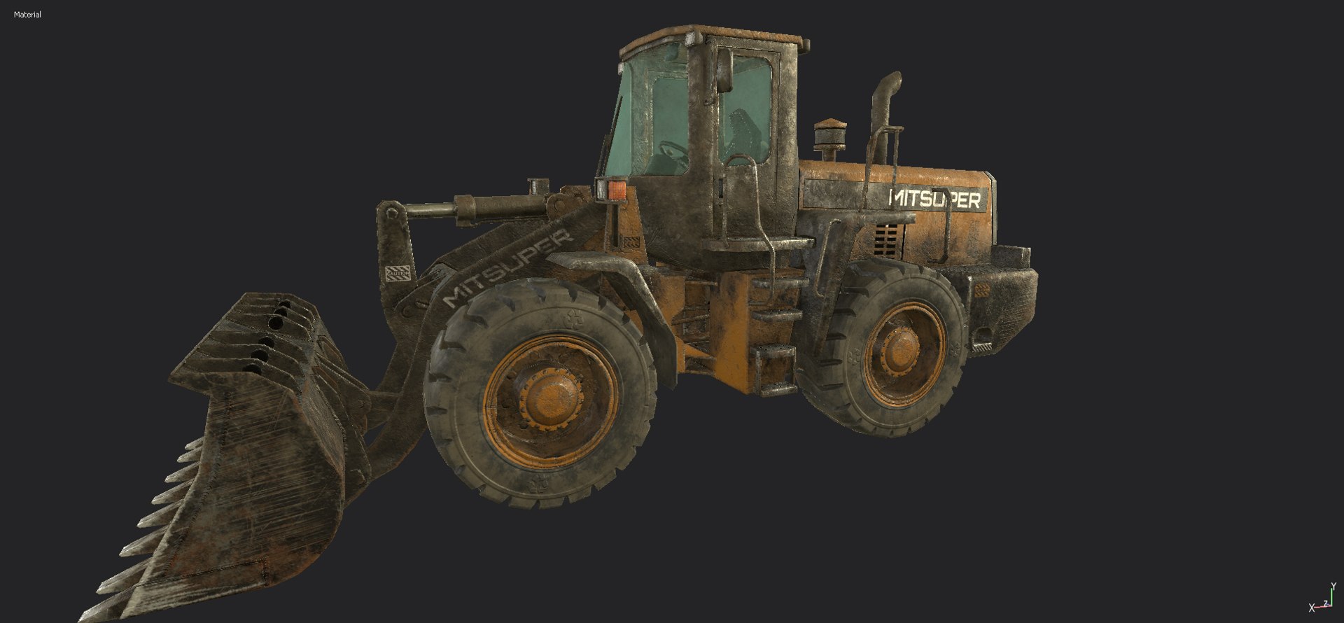 Old Loader 3D Model - TurboSquid 1263662