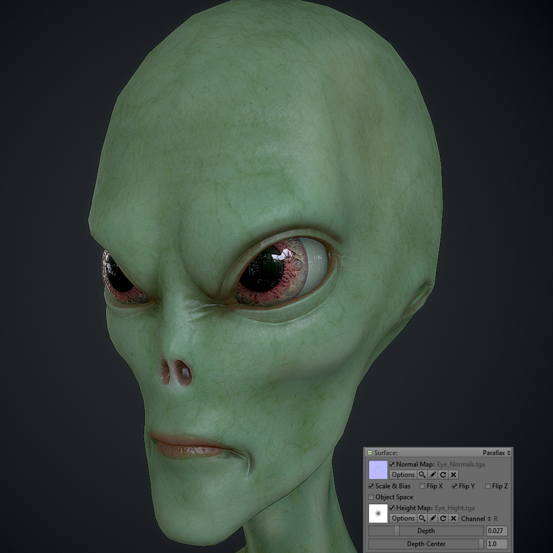 nasa alien suite 3d model