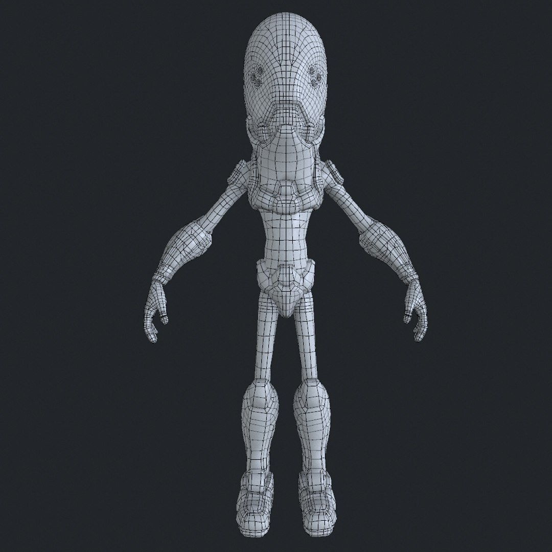 Nasa Alien Suite 3d Model