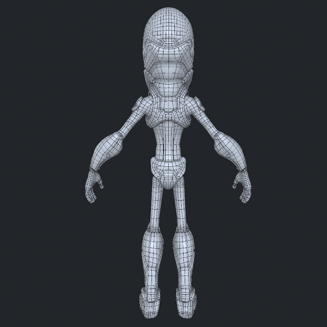 Nasa Alien Suite 3d Model