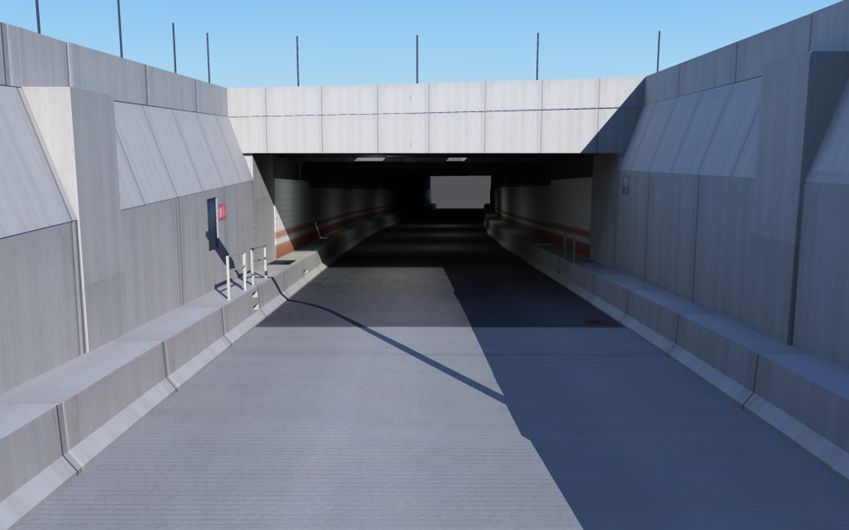 I-93 Exit Ramp Boston 3d Max