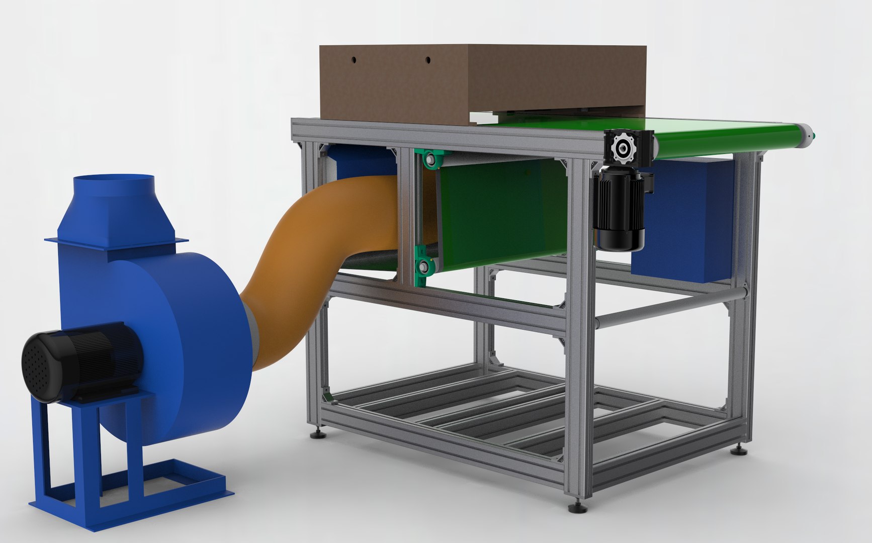 Free 3D Rapid Cooling Conveyor Model - TurboSquid 1679301