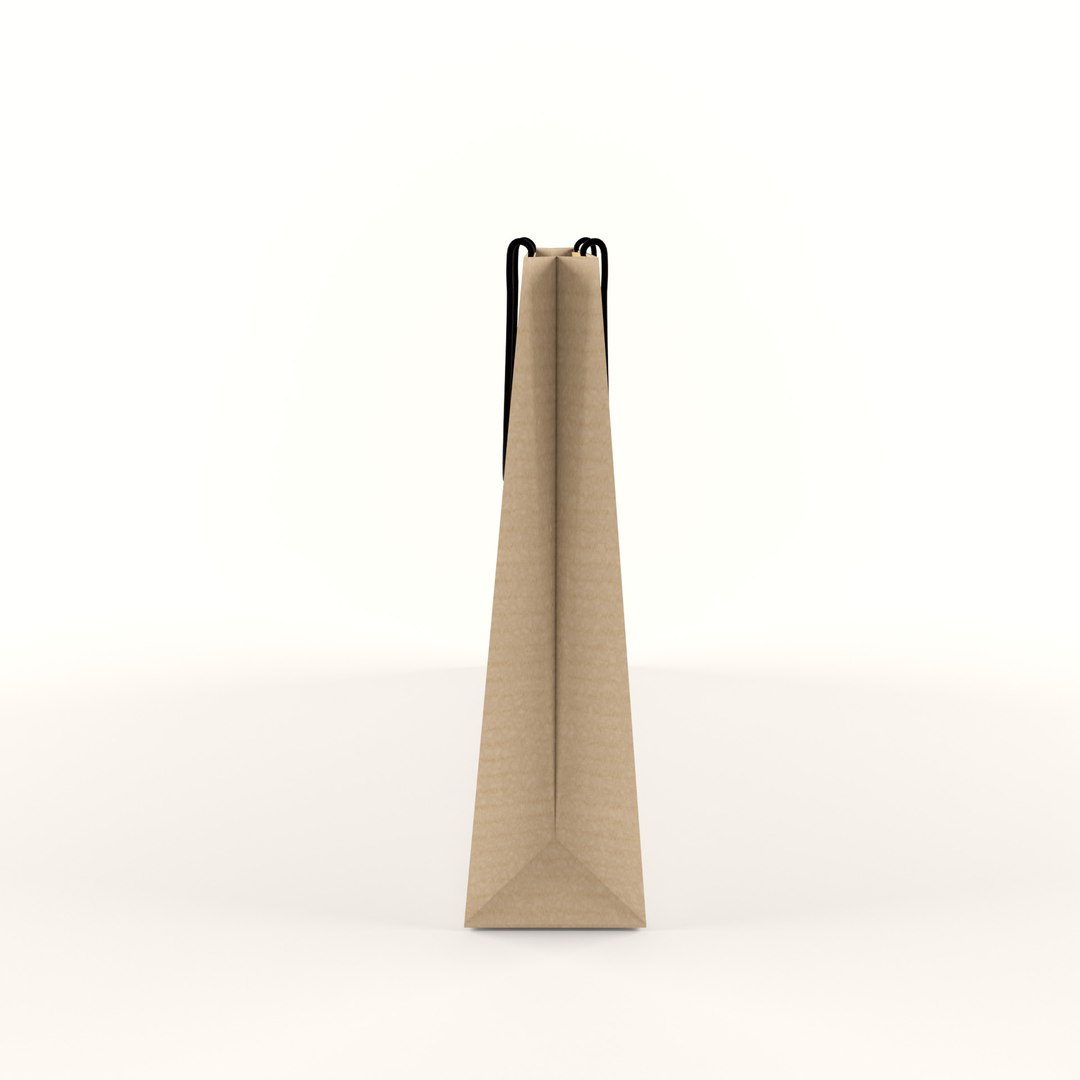 Paper Bag 3D Model - TurboSquid 1500882