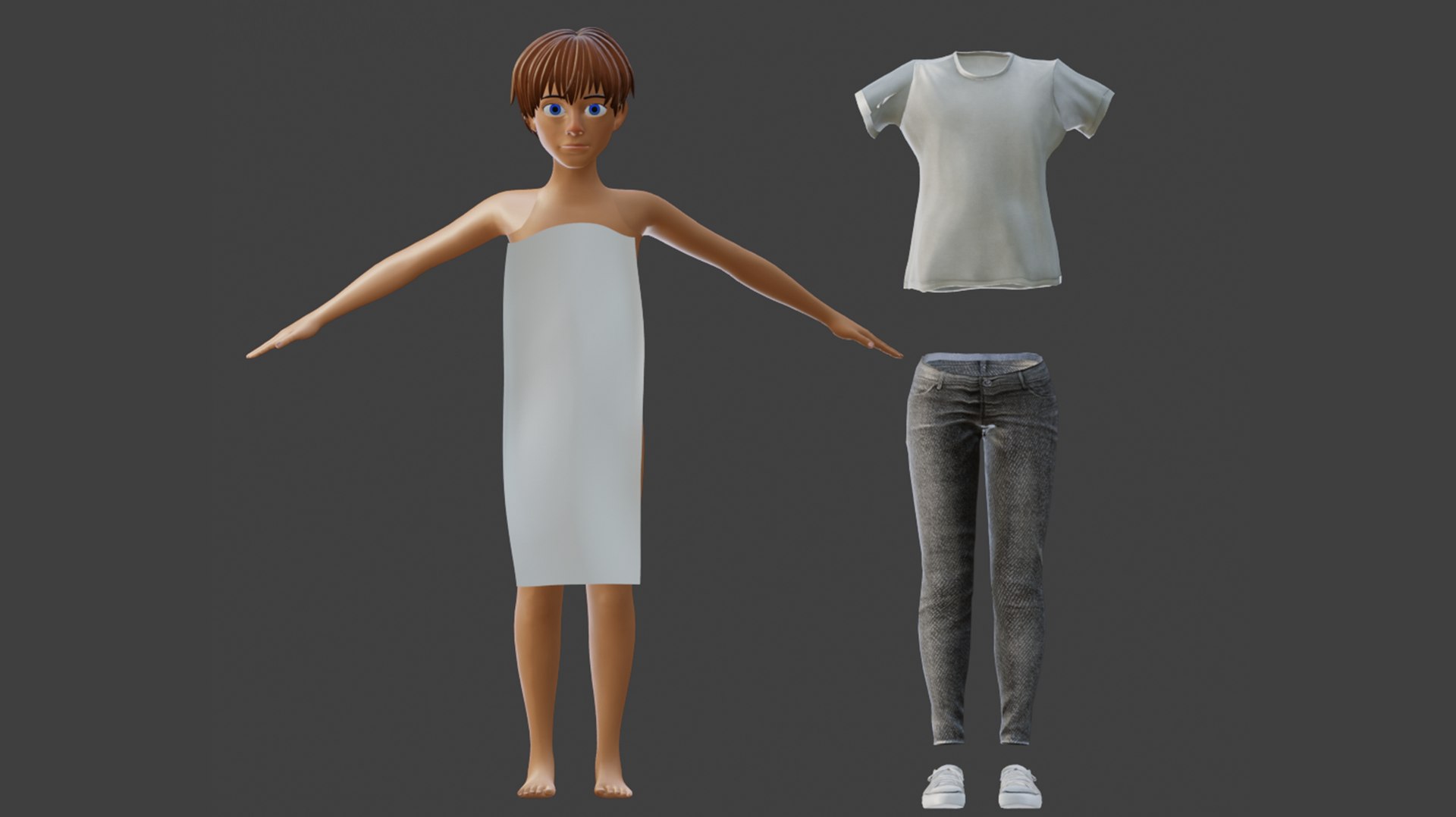 3D Stylized Cartoon Teen Boy Fully Rigged And Animated 3D Model ...