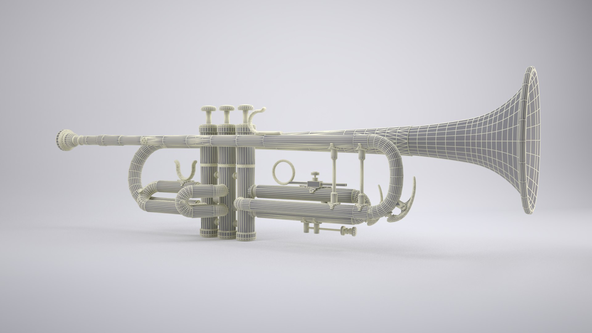 3D Realistic Trumpet Mst - TurboSquid 1169598