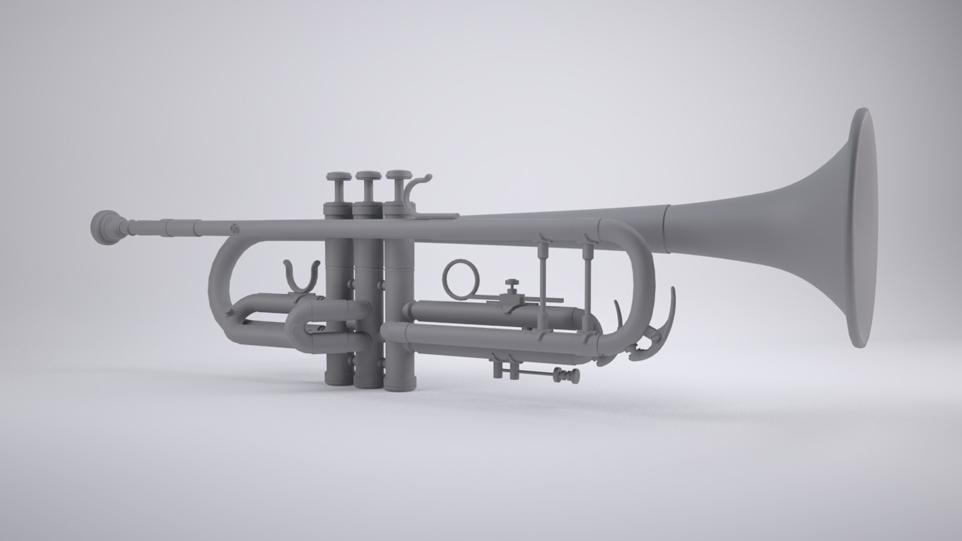 3D Realistic Trumpet Mst - TurboSquid 1169598