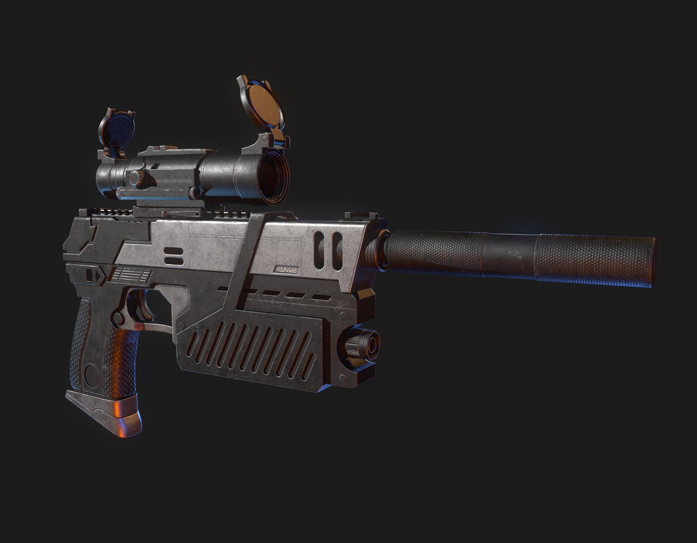 Lawgiver Judge Dredd 3D Model - TurboSquid 1814475