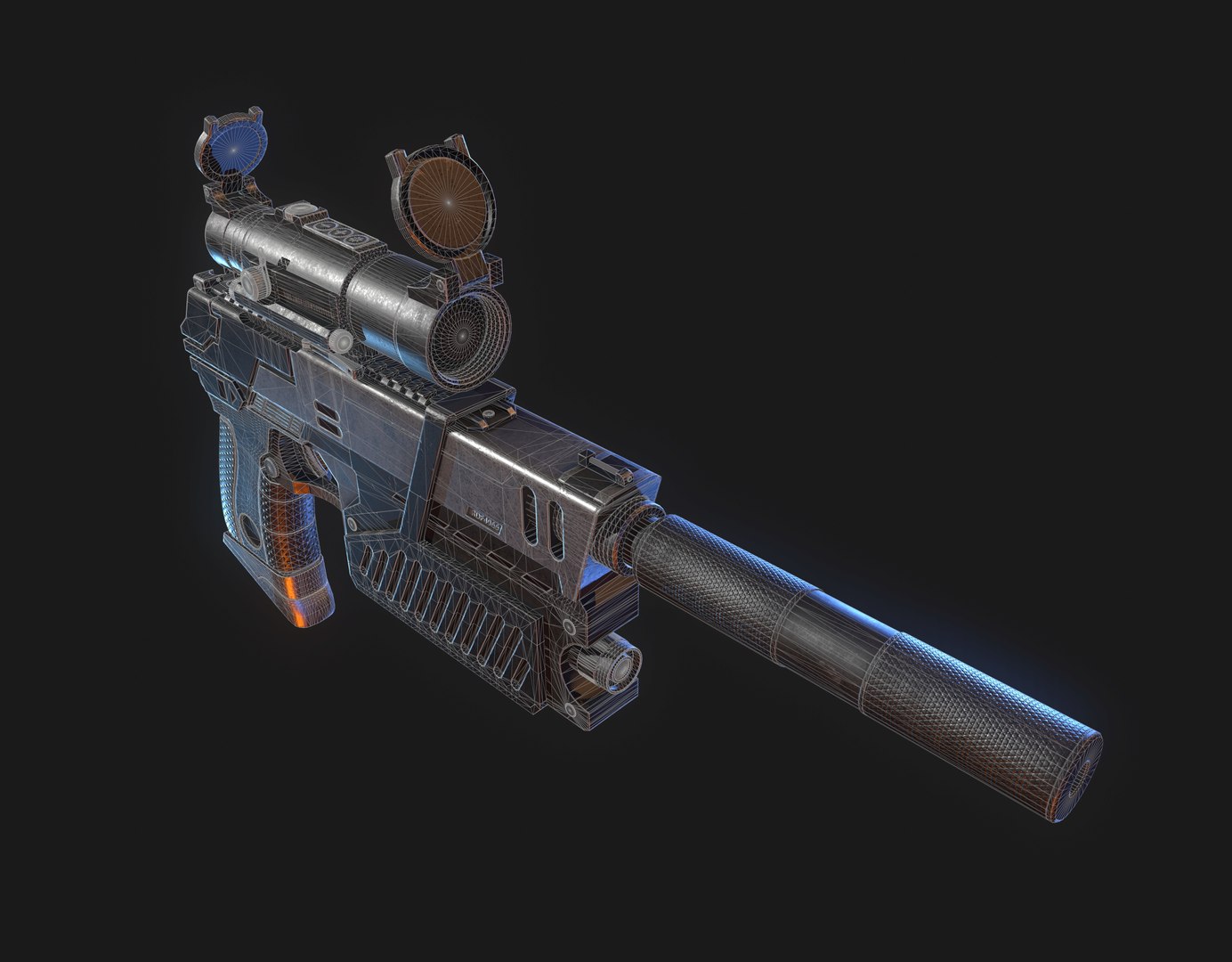 Lawgiver Judge Dredd 3D Model - TurboSquid 1814475