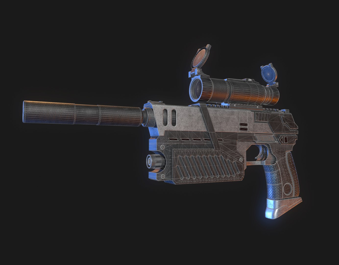 Lawgiver Judge Dredd 3D Model - TurboSquid 1814475