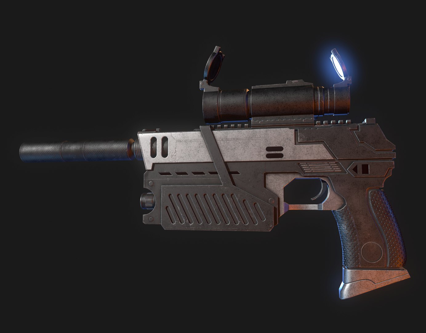 Lawgiver Judge Dredd 3D Model - TurboSquid 1814475