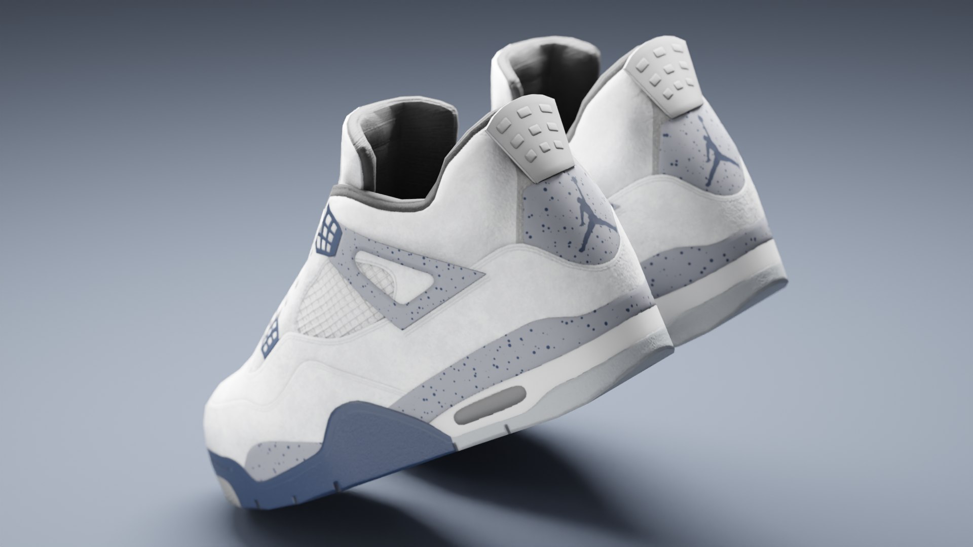 3D Air Jordan 4 Lowpoly - 08 - TurboSquid 2194626