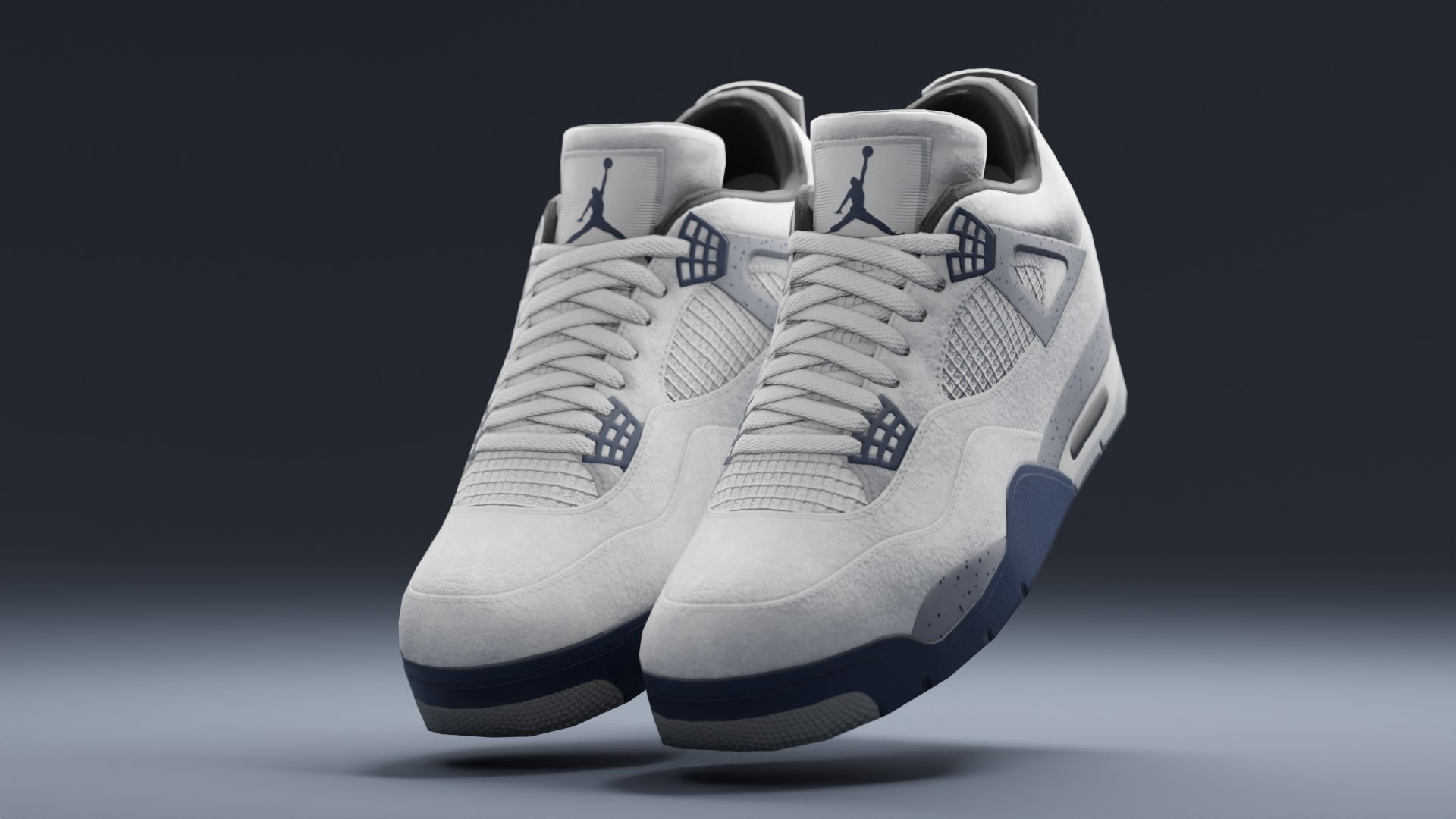 3D Air Jordan 4 Lowpoly - 08 - TurboSquid 2194626