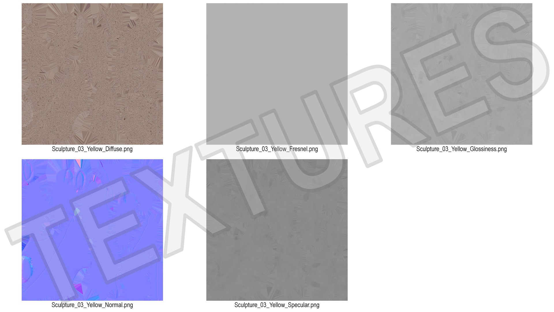 Abstract Thinker Figurine White Stone 3D Model - TurboSquid 2210675