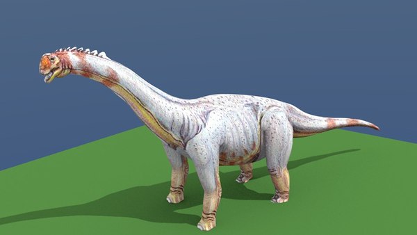 3d max paralititan dinosaur