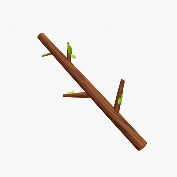 Cartoon Twigs model - TurboSquid 1901501