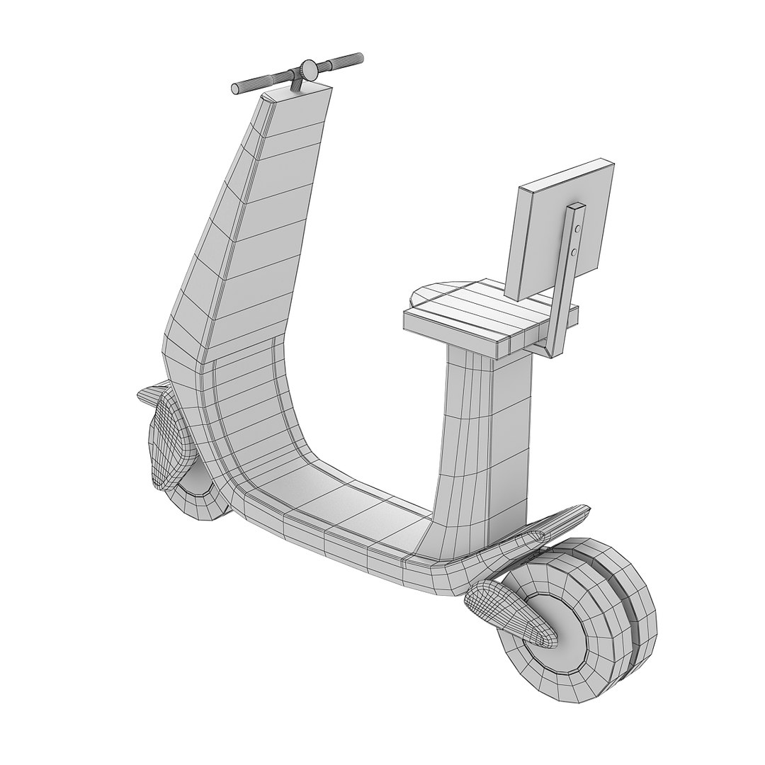 Mobility Scooter 3D Model - TurboSquid 1555595