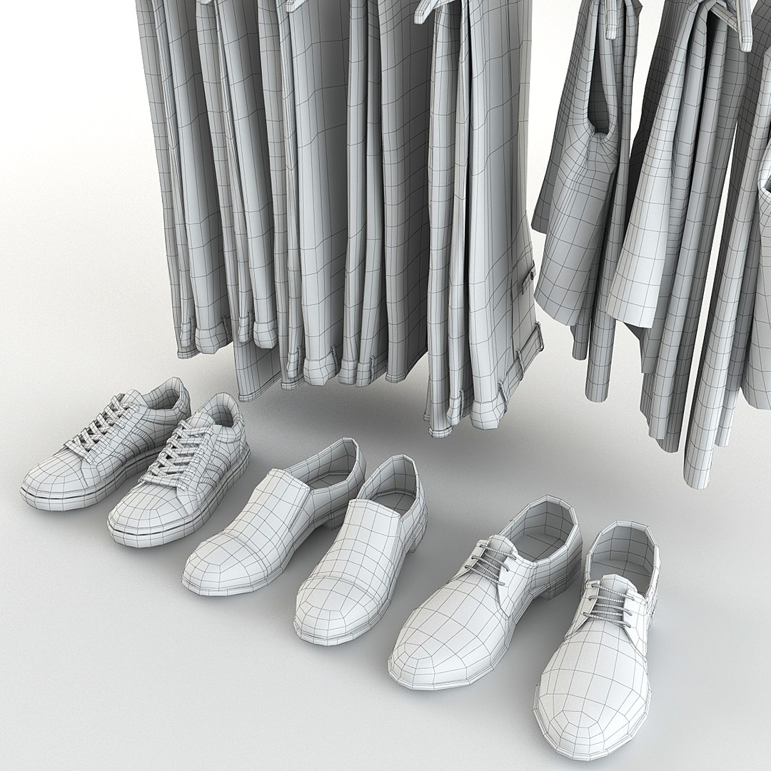 3D Clothes Set - TurboSquid 1174344