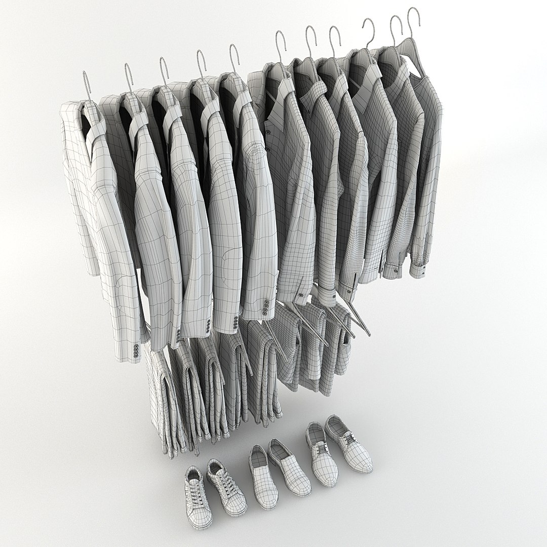 3D Clothes Set - TurboSquid 1174344