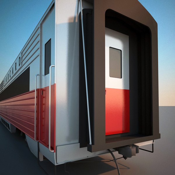 maya realistic passenger train v2