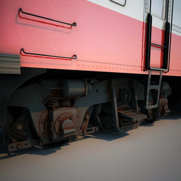 maya realistic passenger train v2