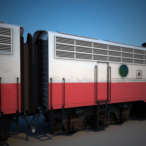 maya realistic passenger train v2