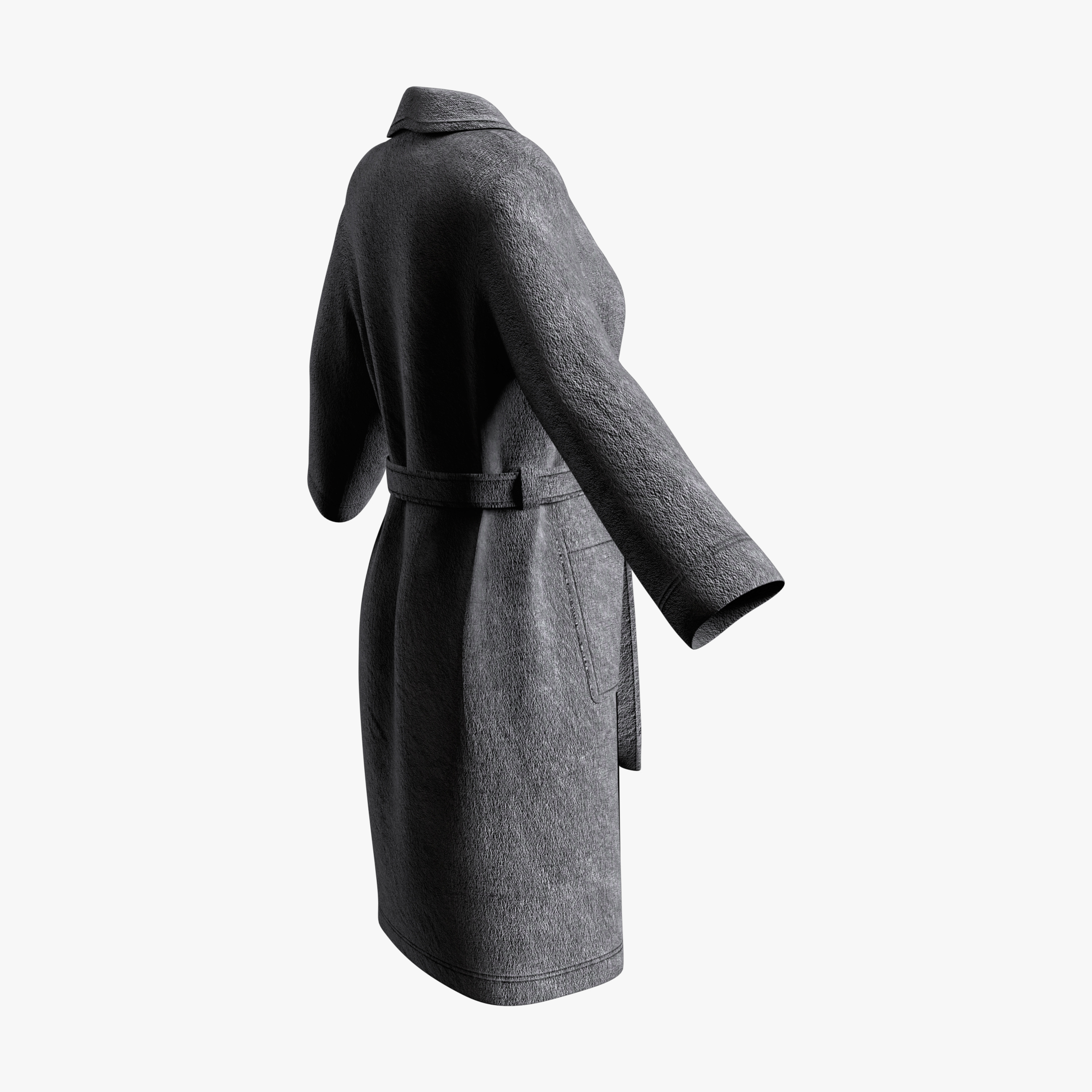 3D bathrobe female model - TurboSquid 1887113