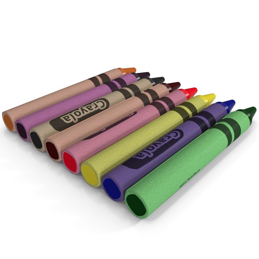 Crayons 3d Max