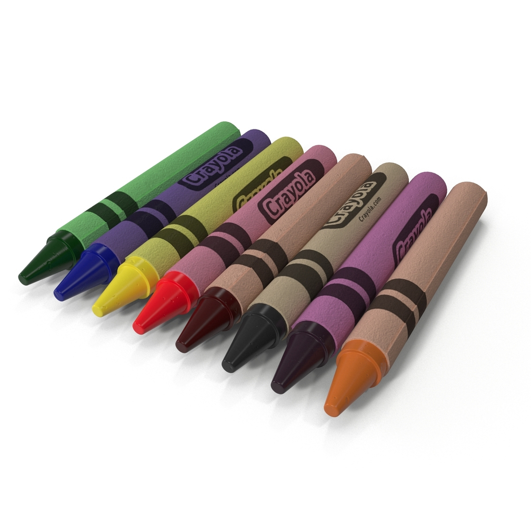 Crayons 3d Max
