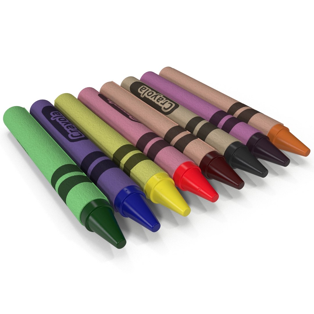 Crayons 3d Max
