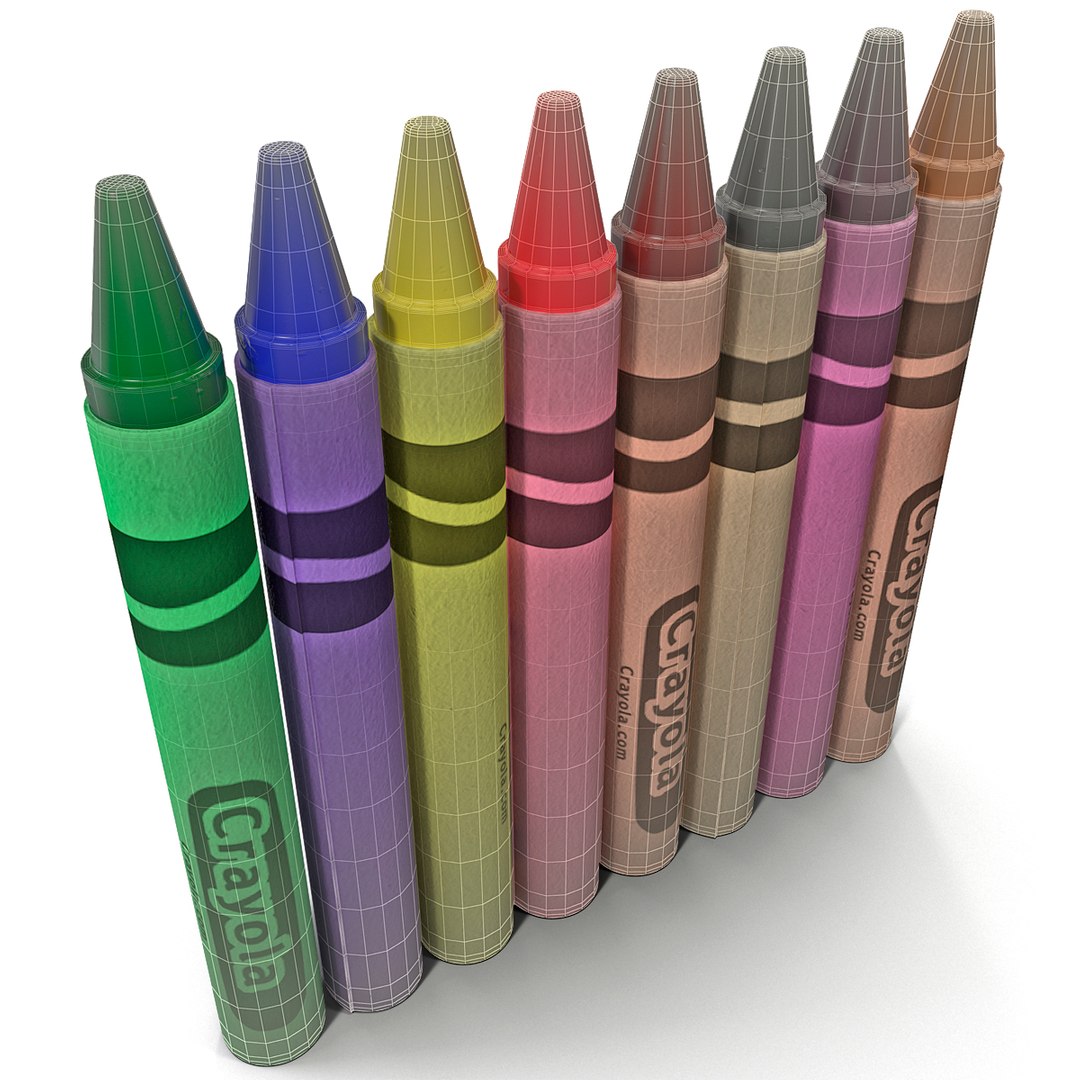 Crayons 3d Max