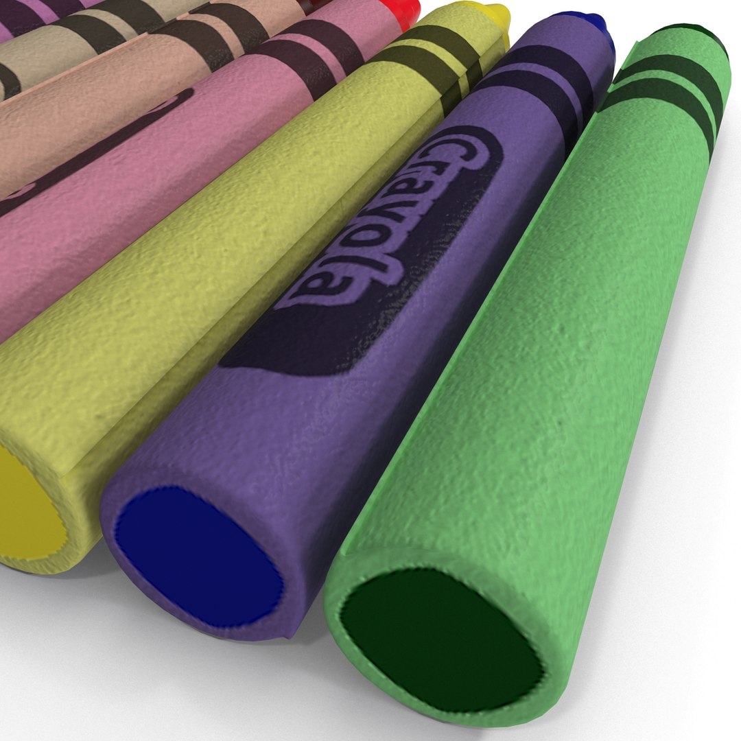 Crayons 3d Max