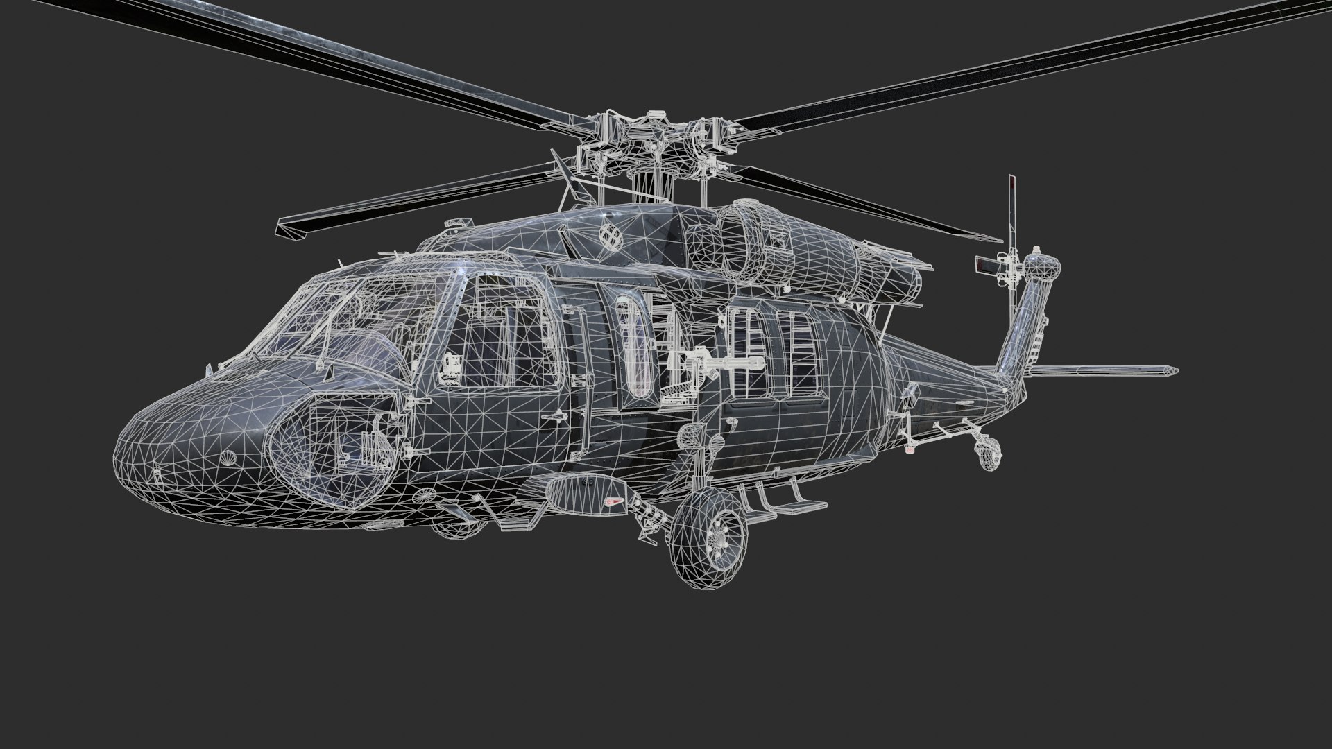UH-60 Black Hawk 3D Model - TurboSquid 1993823