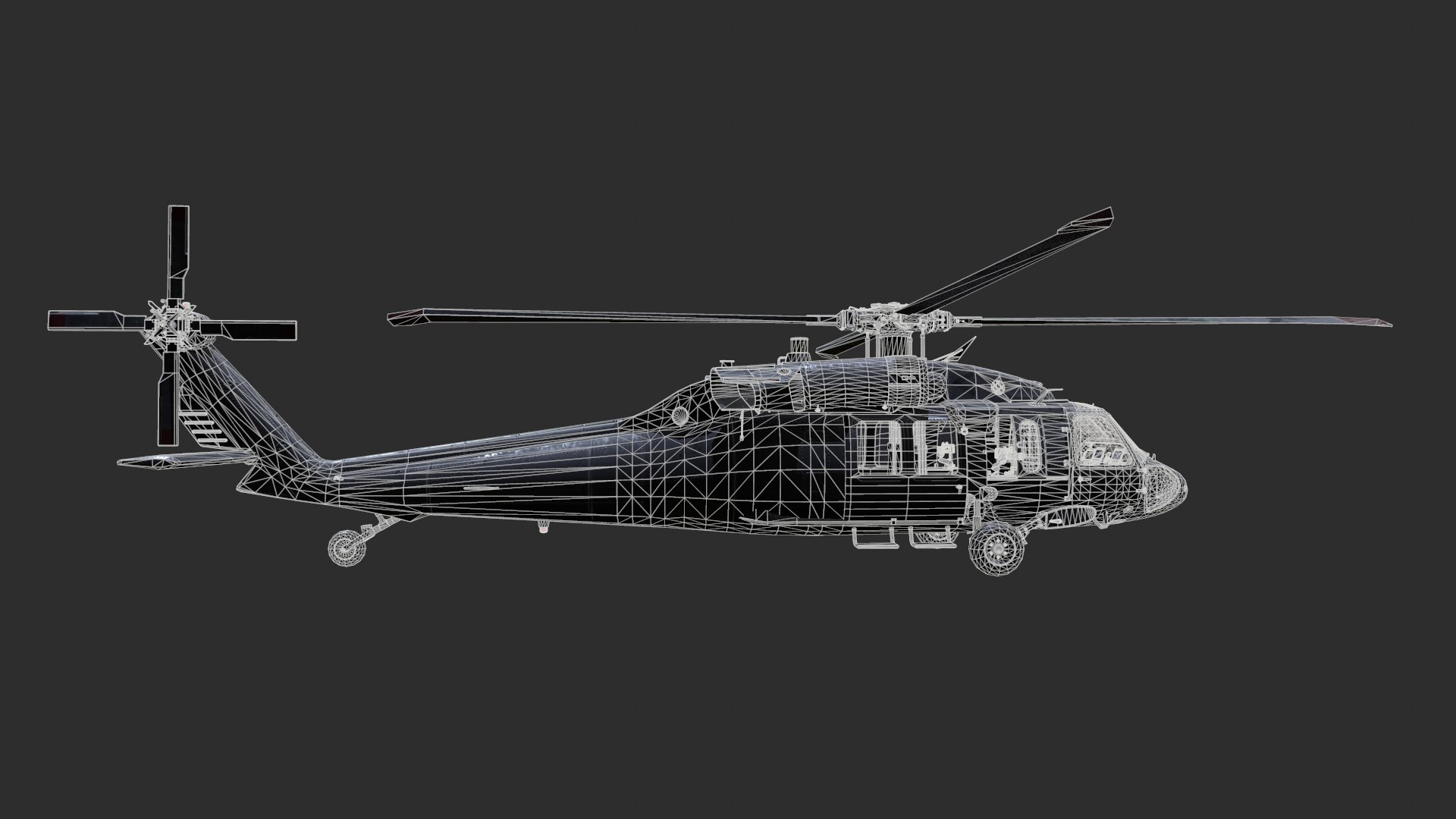 UH-60 Black Hawk 3D Model - TurboSquid 1993823