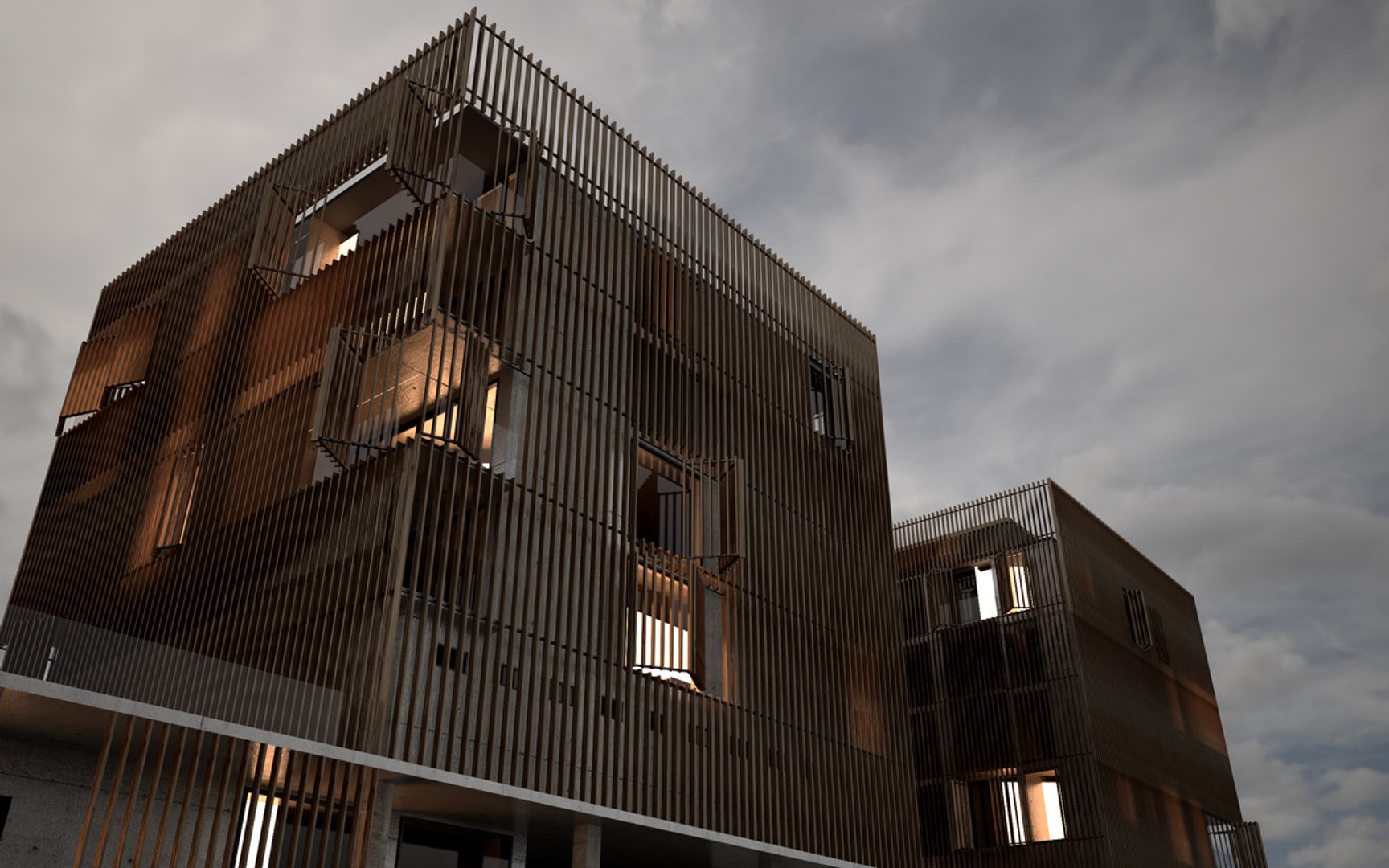 3d building lamels