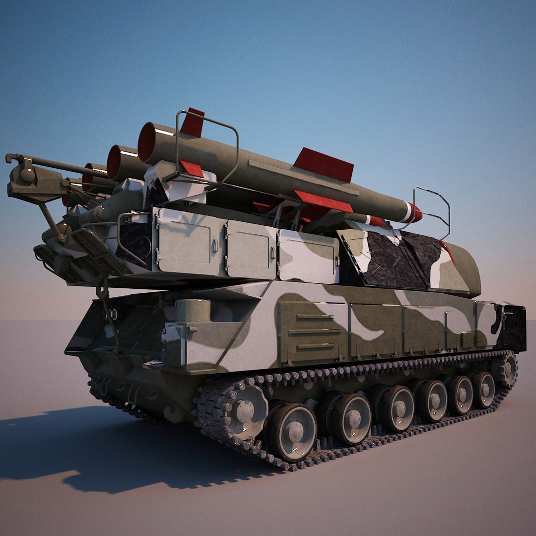 Buk Missile Sa-17 Grizzly 3d Model