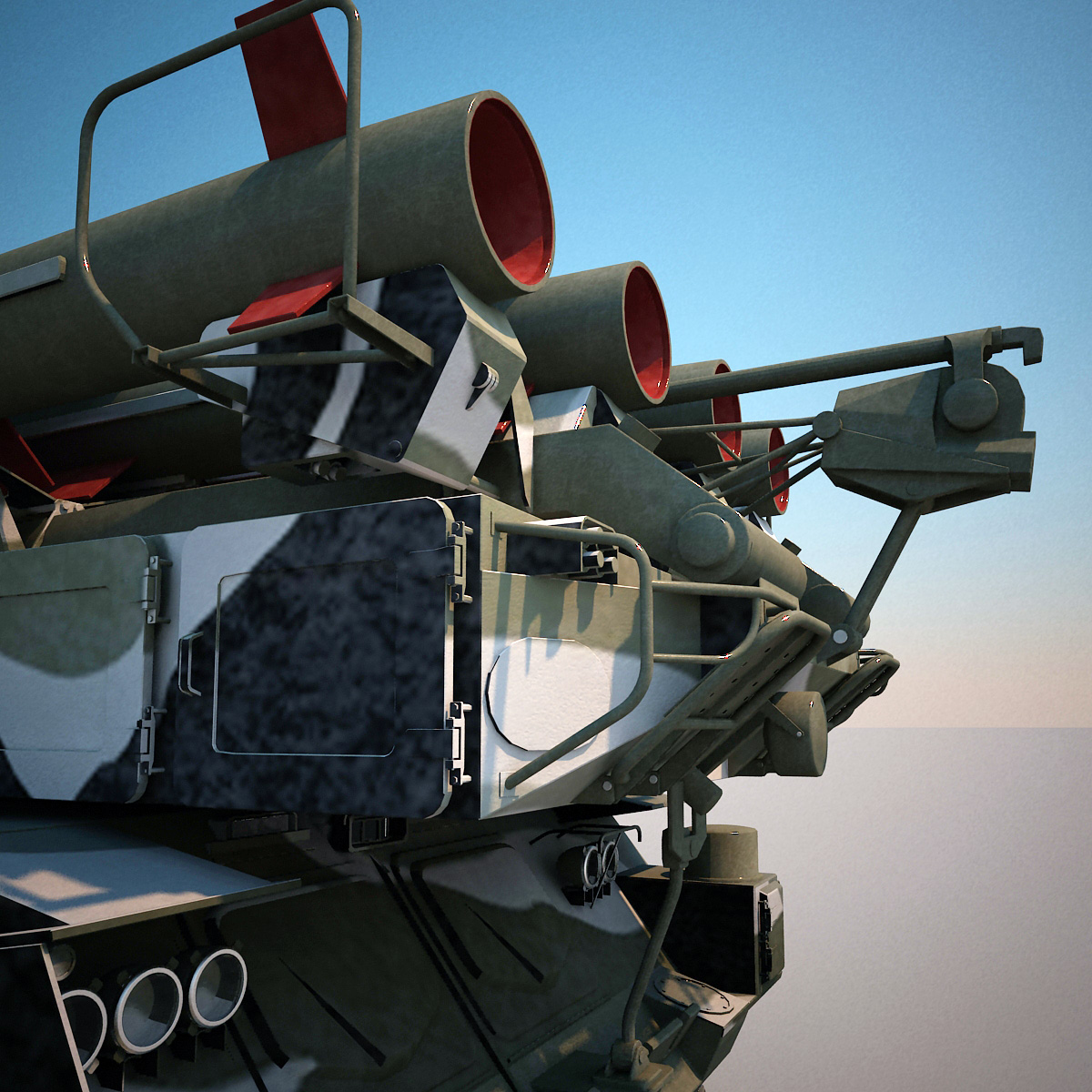 buk missile sa-17 grizzly 3d model