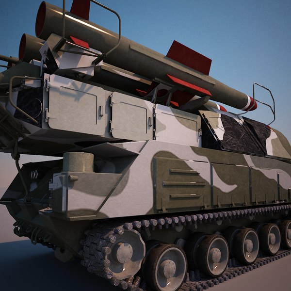 buk missile sa-17 grizzly 3d model