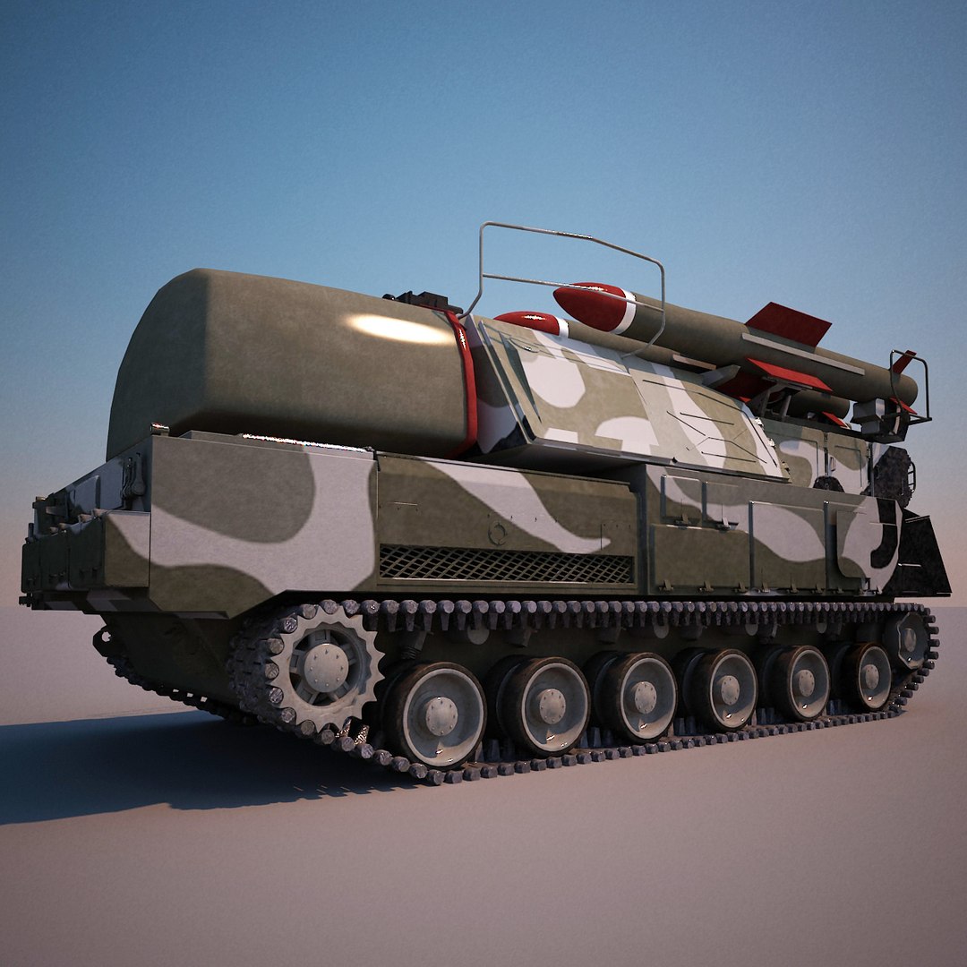 Buk Missile Sa-17 Grizzly 3d Model